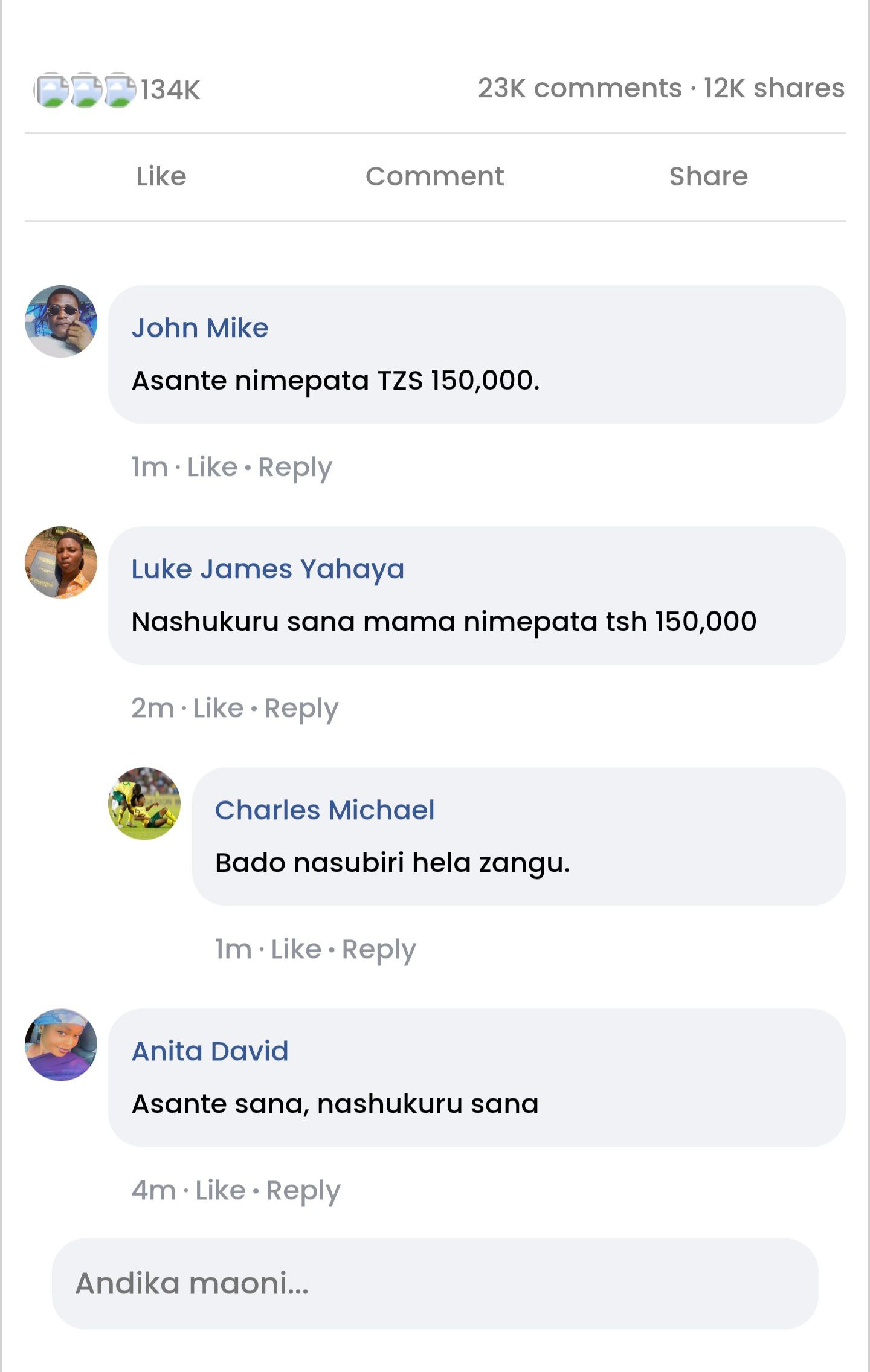 SAMIA SULUHU HASSAN ATOA RUZUKU YA FEDHA ZA KRISMASI TZS150,000 KWA ...